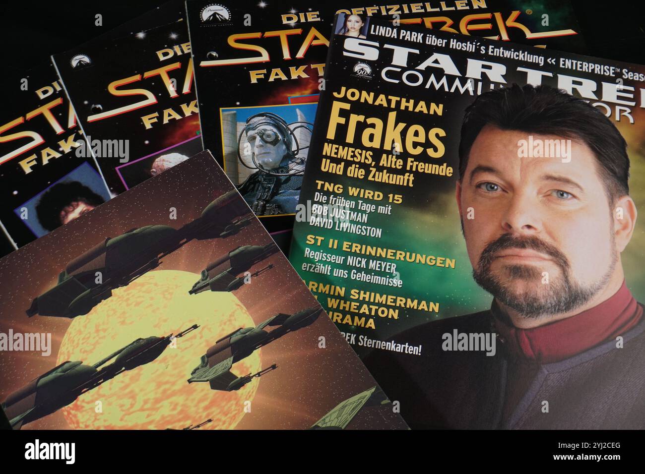 Star Trek Magazine - Fan Collection Stock Photo - Alamy