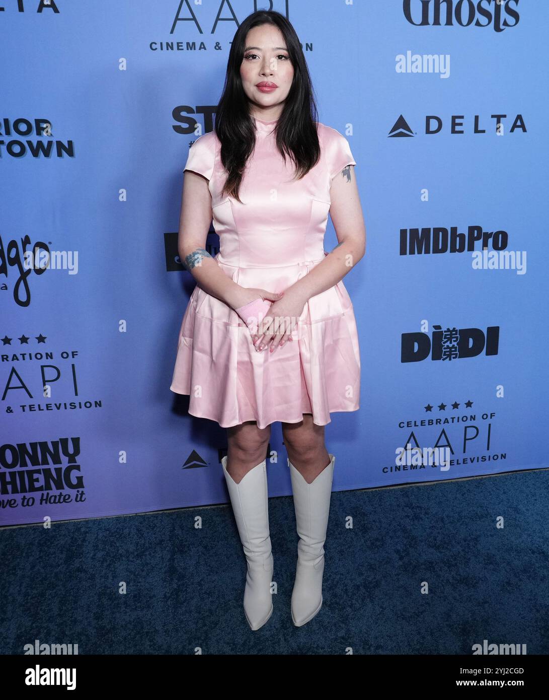 Los Angeles, USA. 12th Nov, 2024. Echo Wu arrives at The Critics Choice Association's 3rd Annual ...