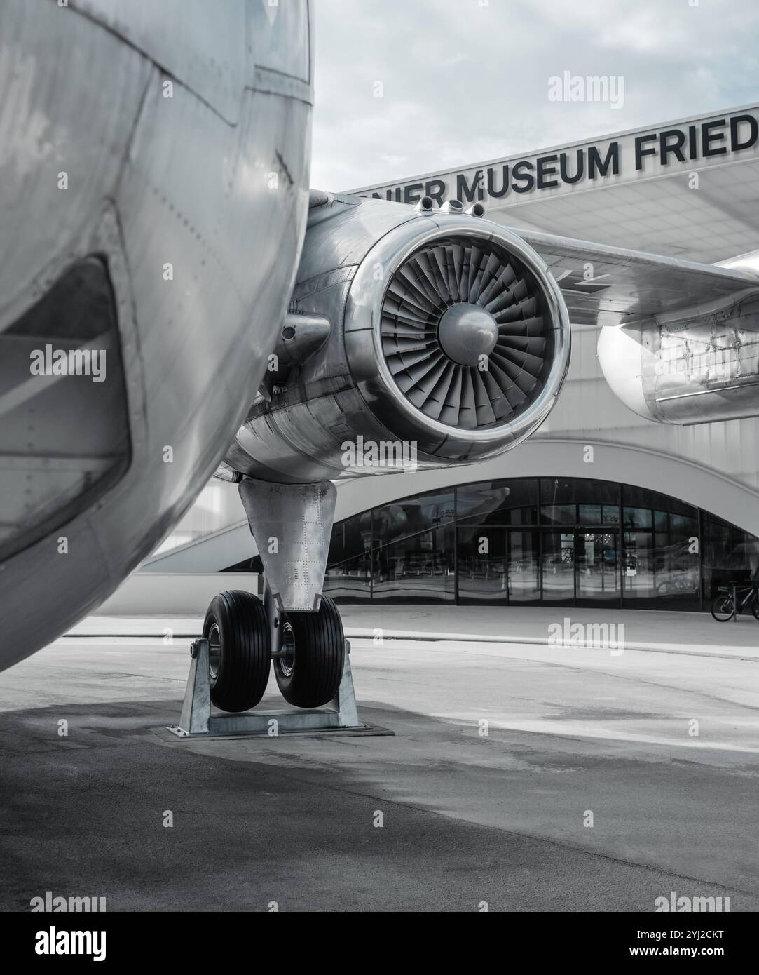 Dornier Do 31 E1 at the Dornier Museum Friedrichshafen. Close up view ...