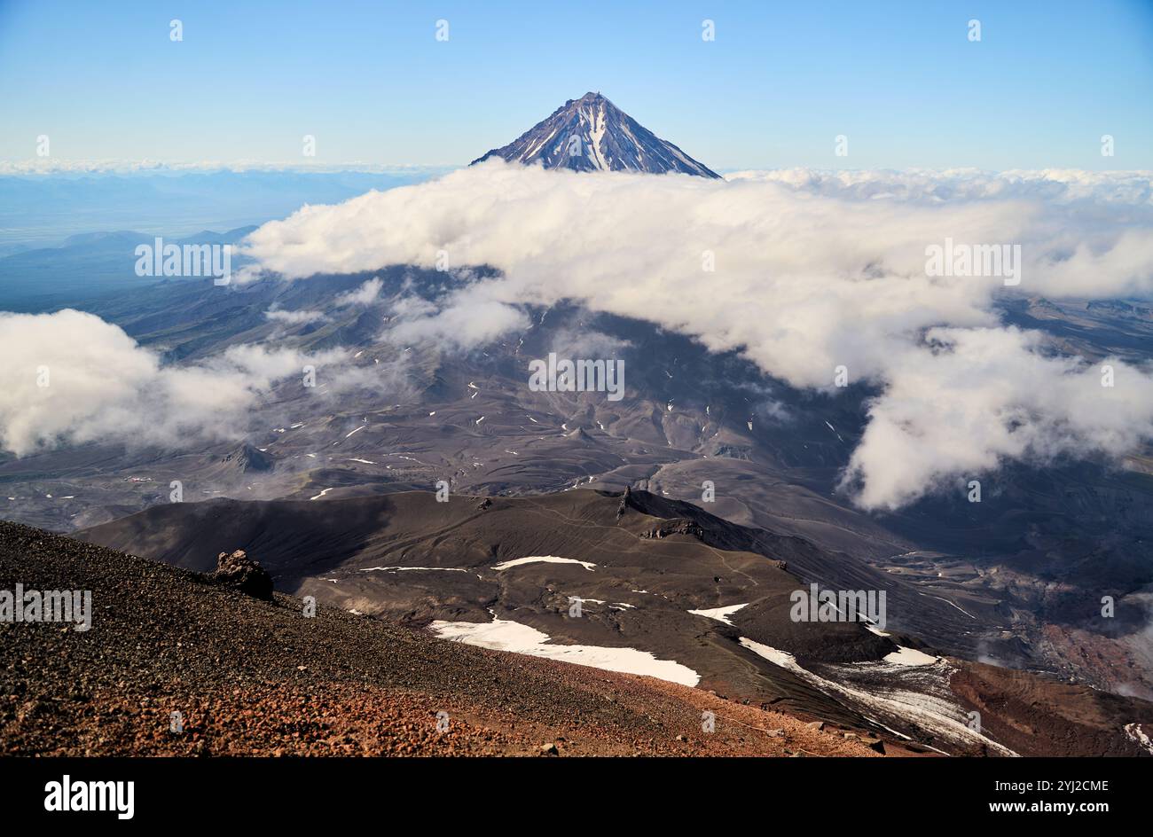 Koryaksky volcano. The Majestic and Stunning Volcano Resides Underneath ...