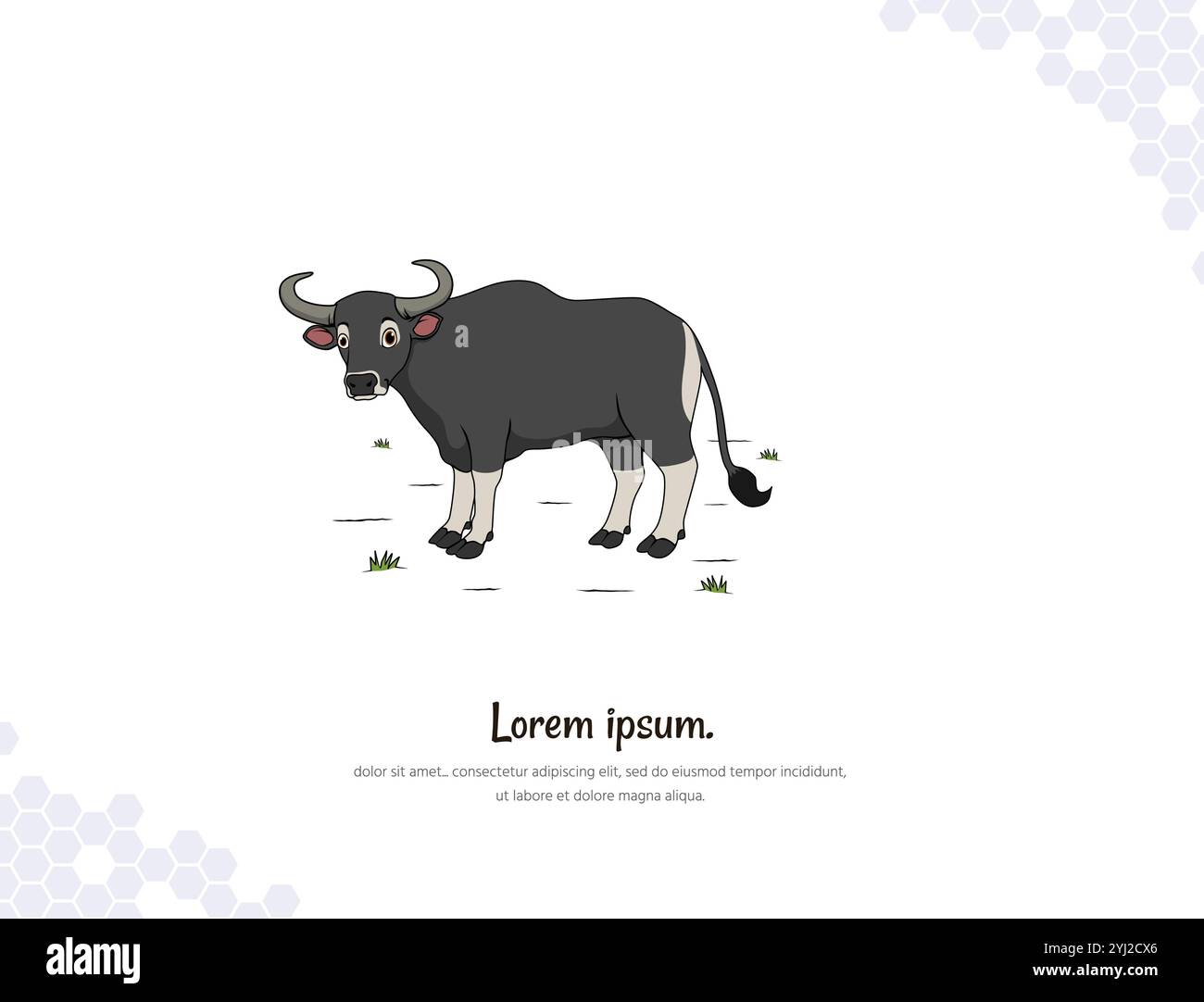 Banteng cartoon hi-res stock photography and images - Alamy