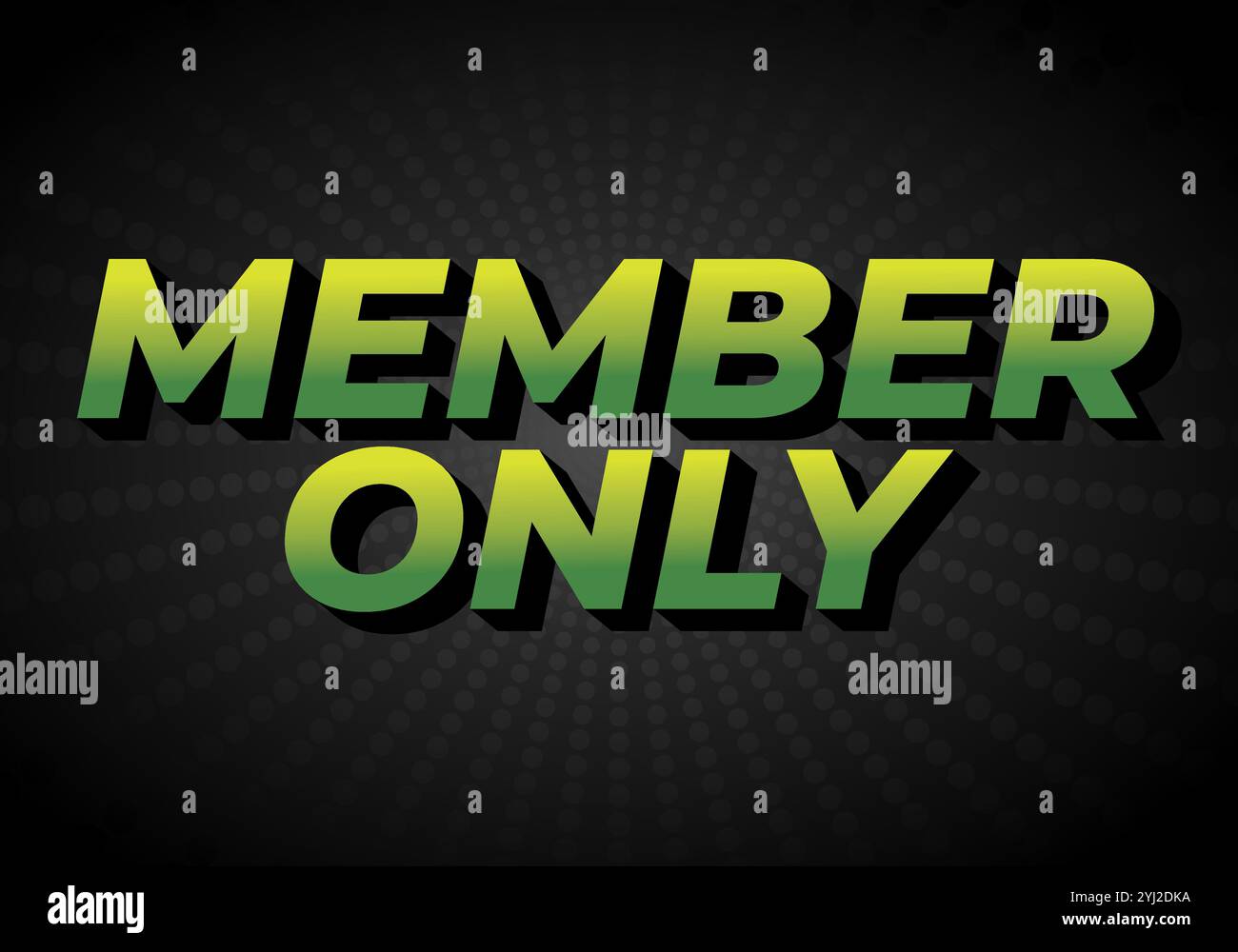 Member only. Text effect design for social media or marketing ads Stock ...