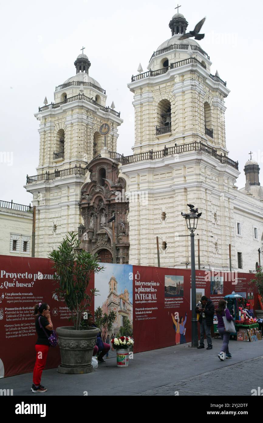 Basilica and Convent of St. Francis in Lima. Lima,Peru.12th November ...