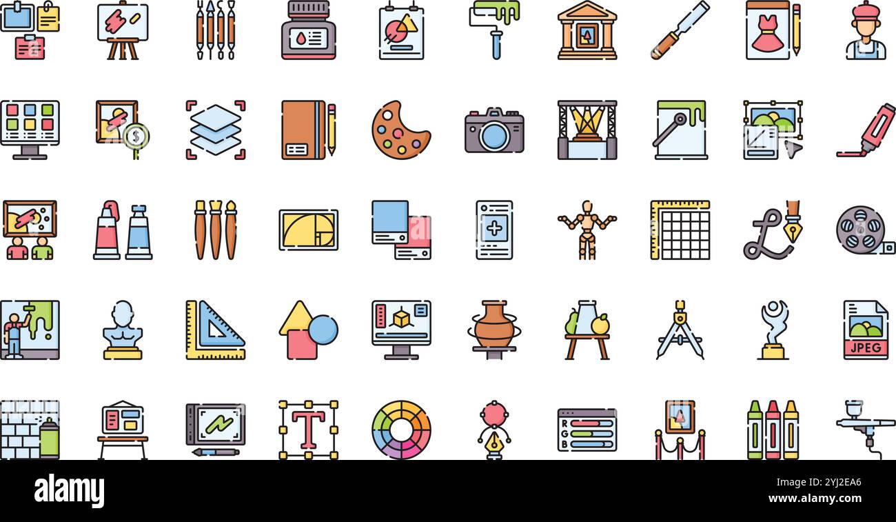 Mural scheme Stock Vector Images - Alamy