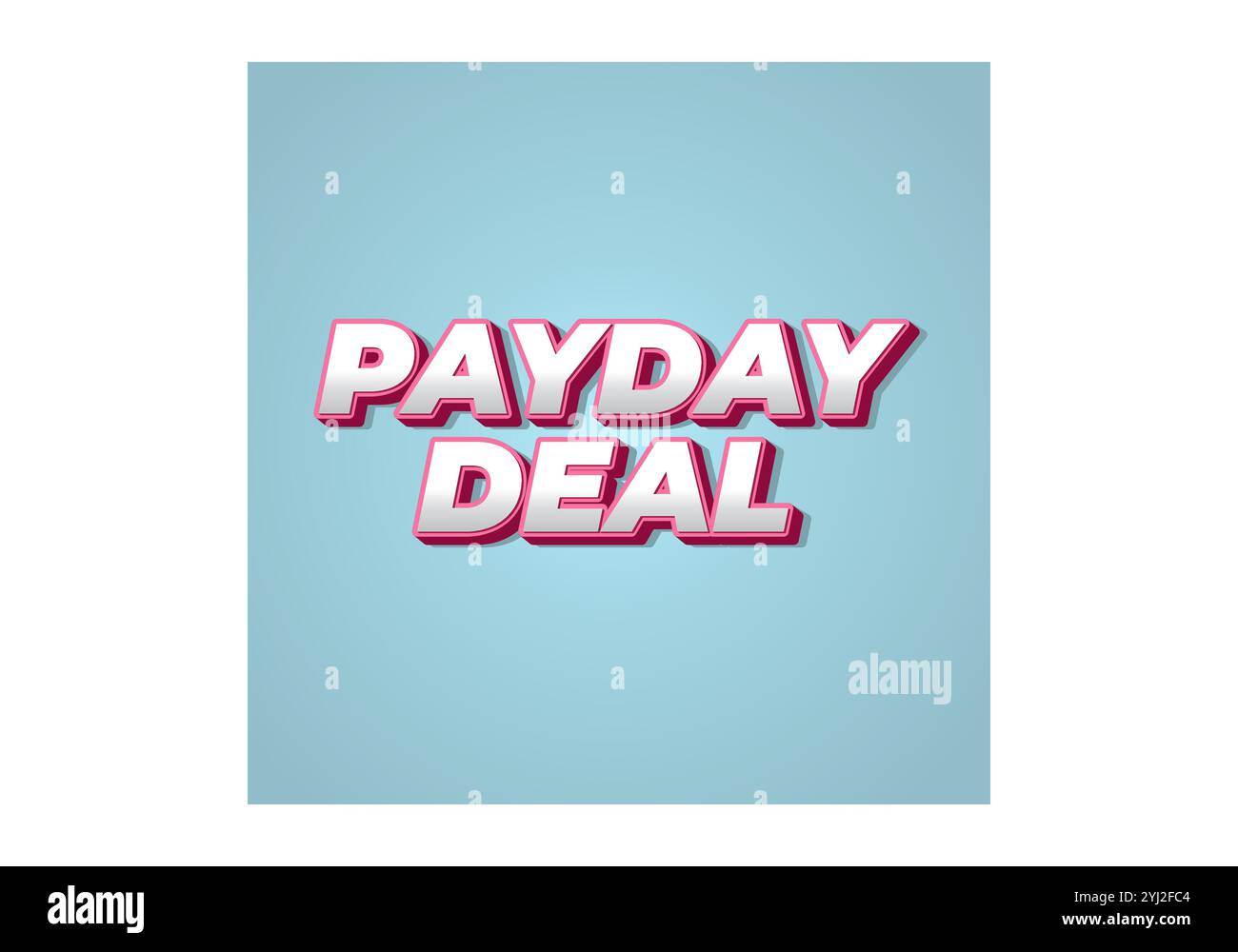 payday deal. Text effect design for brand promotional ads, in bold text ...