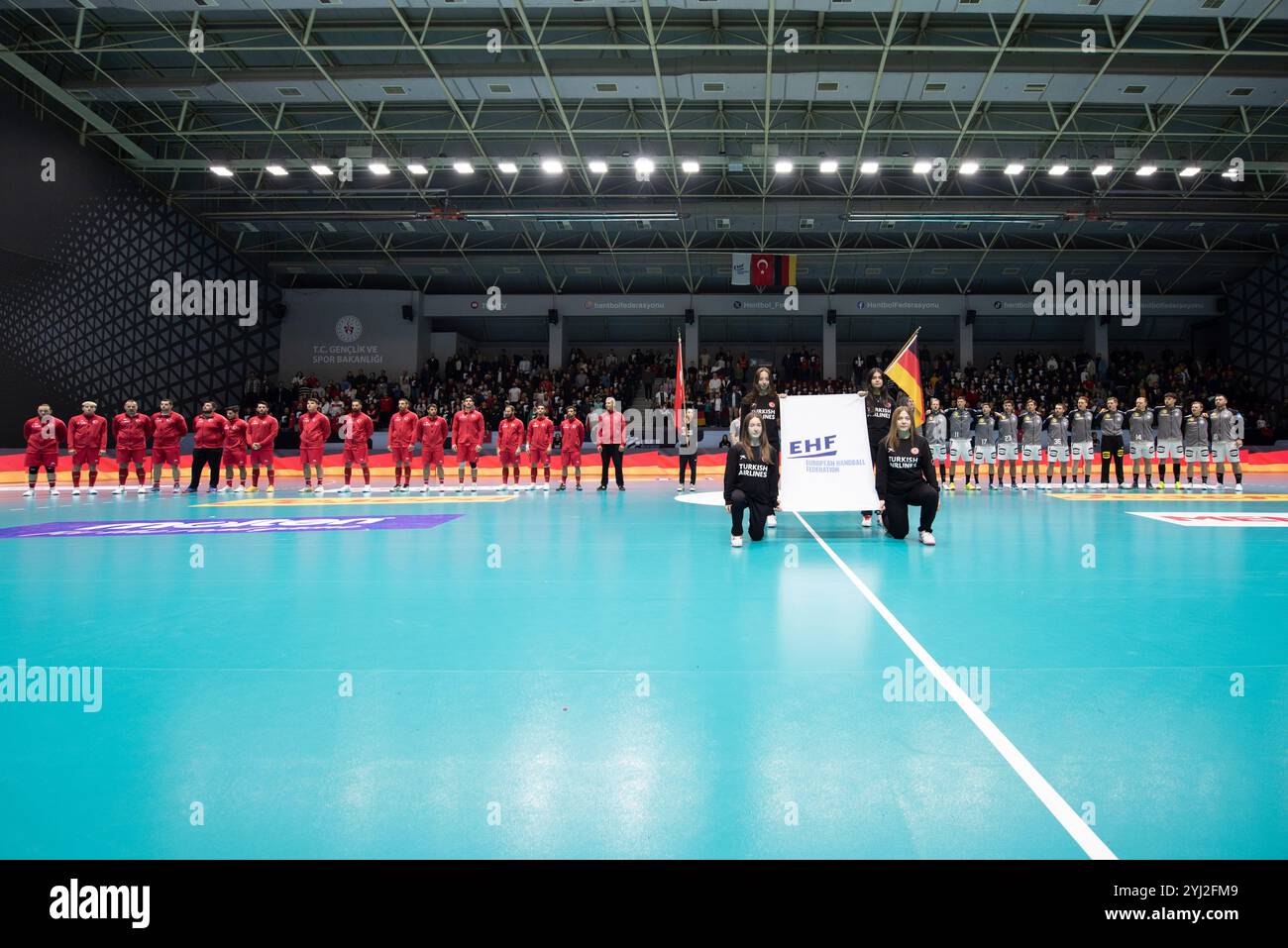 ANKARA TURKEY, November 10, 2024: Turkish Men's Handball national team ...