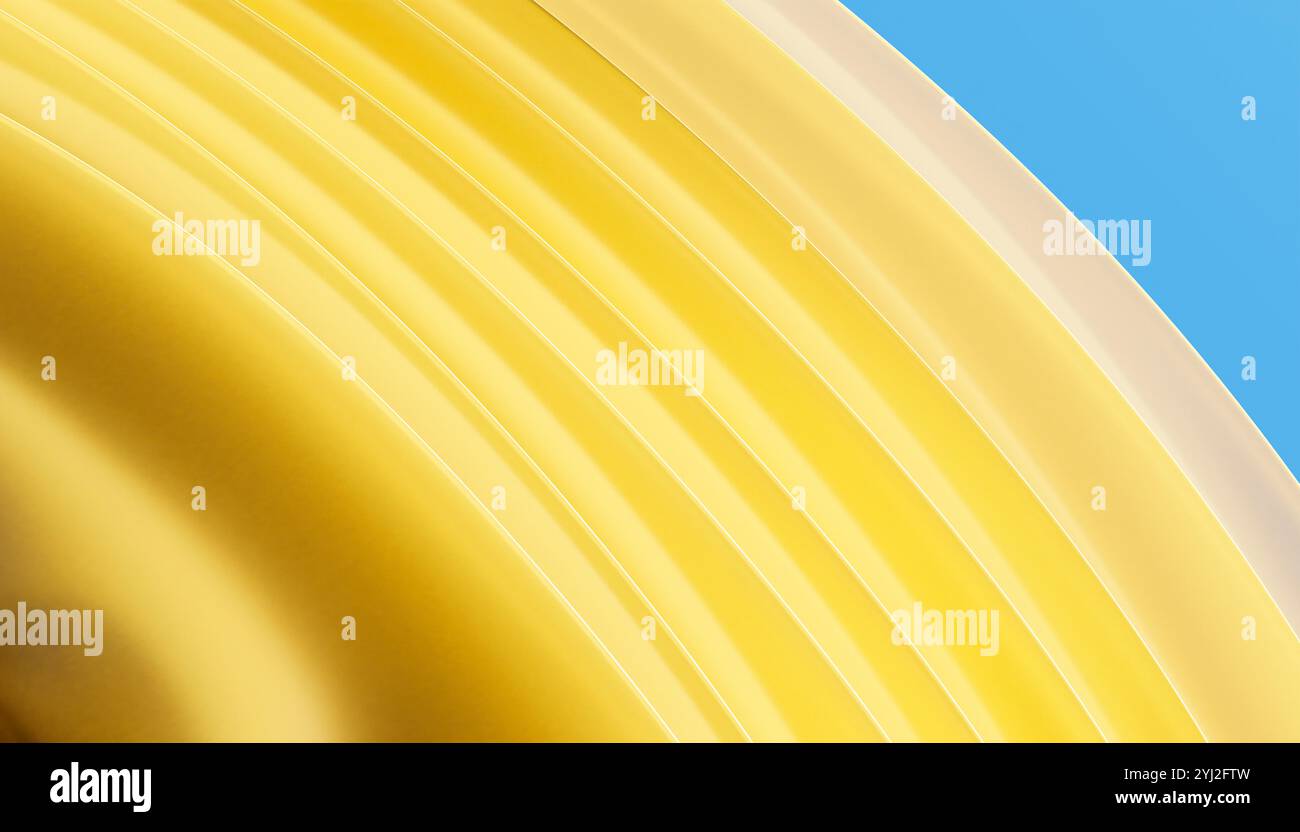 Abstract background blue yellow curves hi-res stock photography and ...