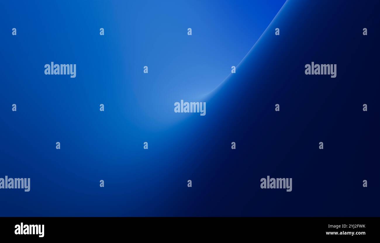 Gradient blue abstract background with a soft curve and smooth lighting Stock Photo - Alamy