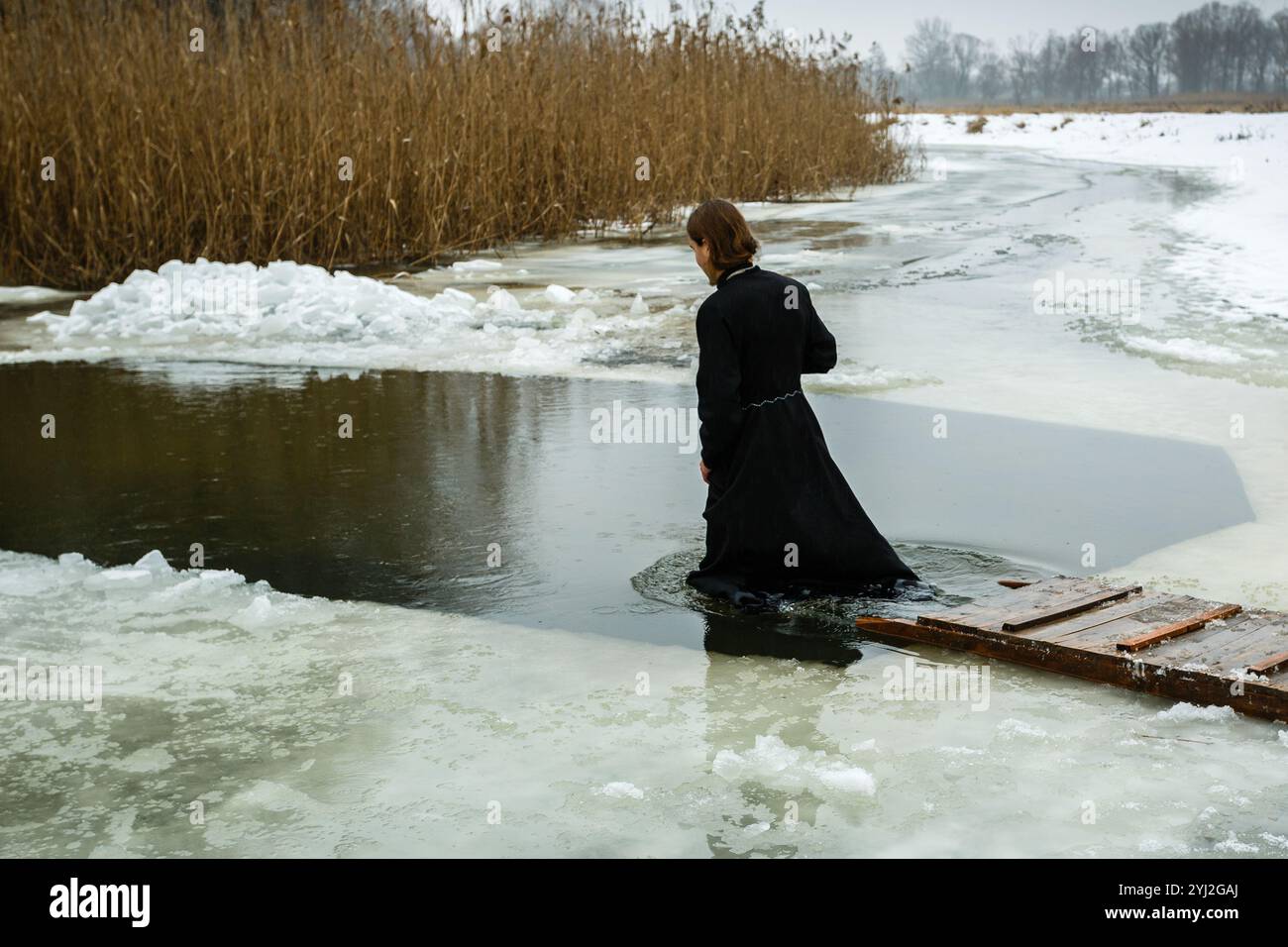 Jesus bathing in the pond hi-res stock photography and images - Alamy