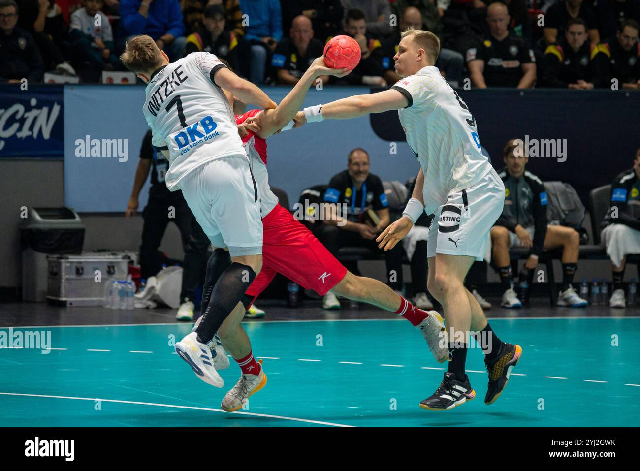 ANKARA TURKEY, November 10, 2024: Turkish Men's Handball national team ...