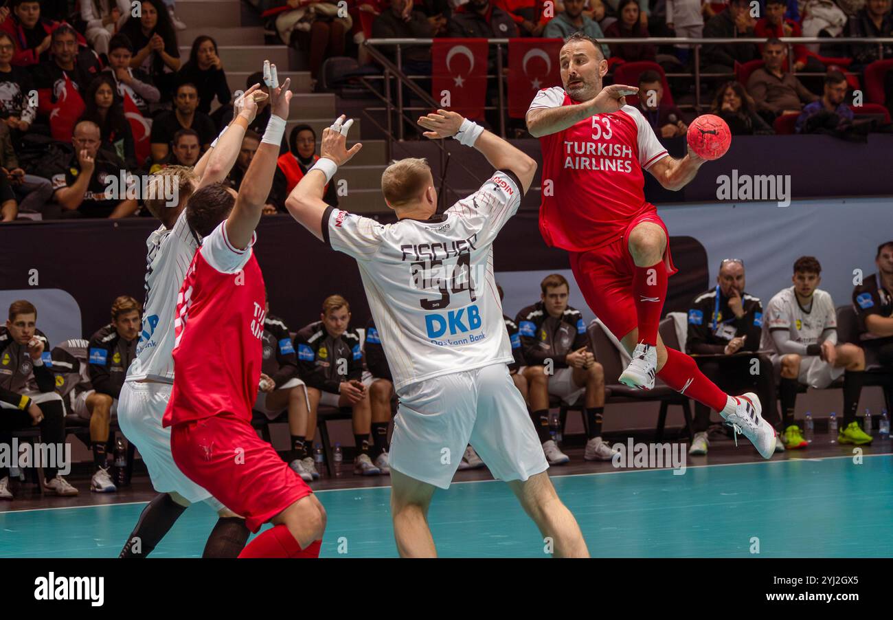 ANKARA TURKEY, November 10, 2024: Turkish Men's Handball national team ...