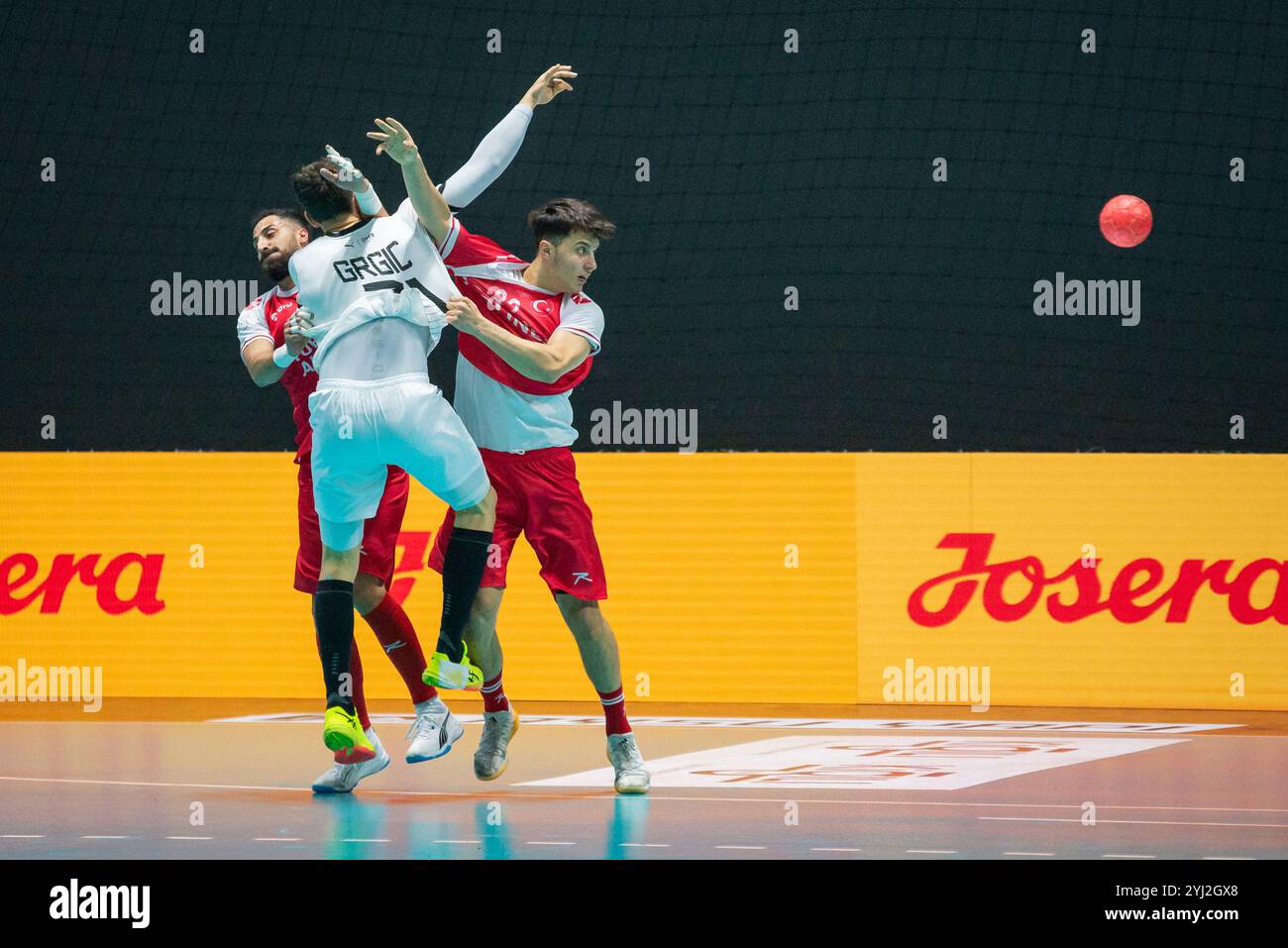 ANKARA TURKEY, November 10, 2024: Turkish Men's Handball national team ...