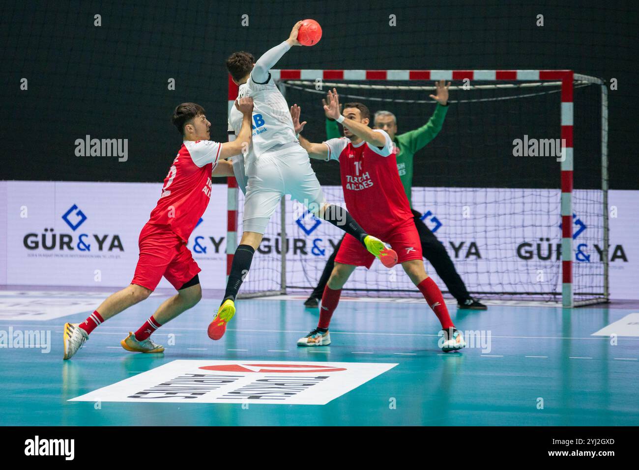ANKARA TURKEY, November 10, 2024: Turkish Men's Handball national team ...