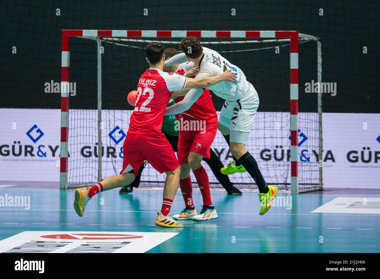 ANKARA TURKEY, November 10, 2024: Turkish Men's Handball national team ...