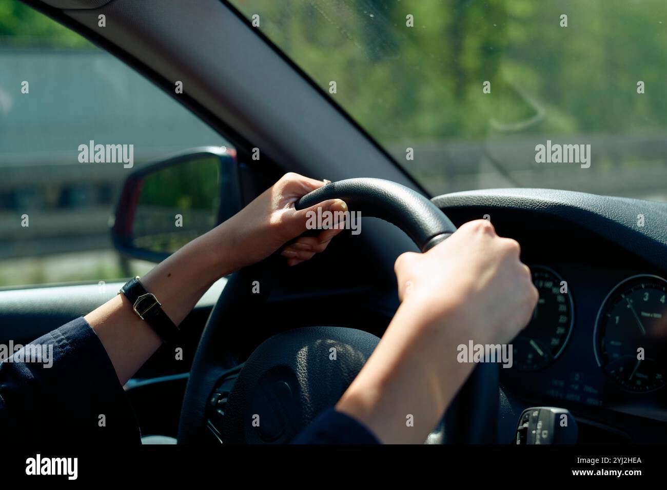 Car dashboard view close up hi-res stock photography and images - Alamy