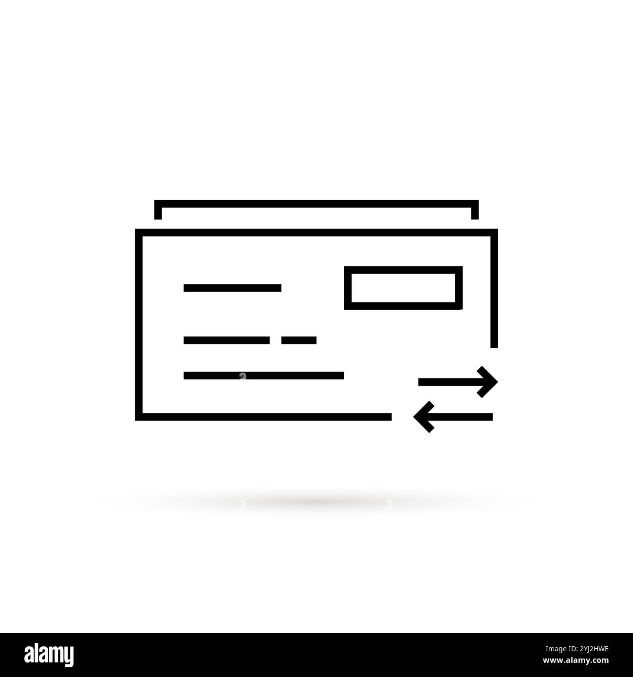 license update or payment by paycheck Stock Vector Image & Art - Alamy