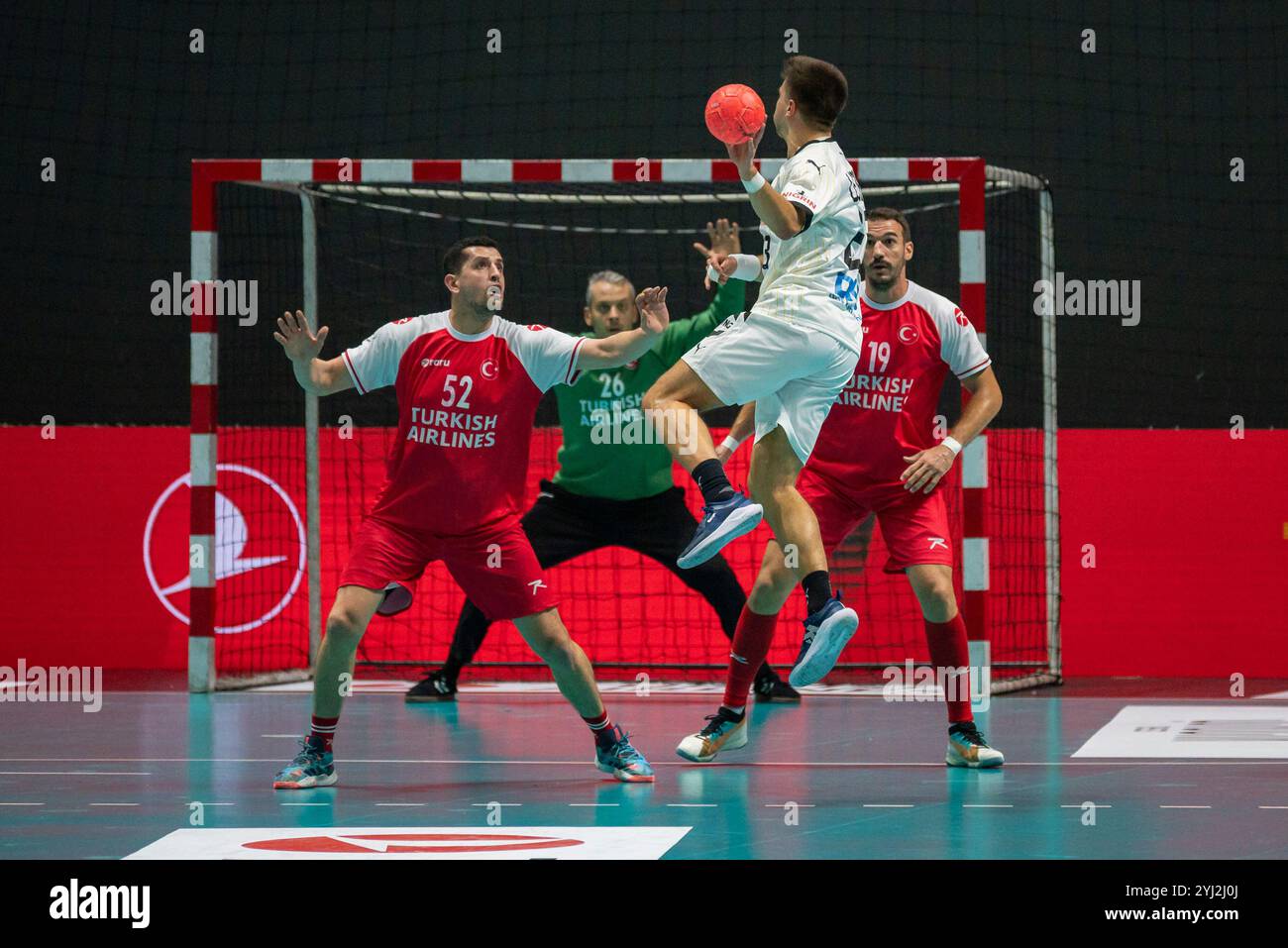 ANKARA TURKEY, November 10, 2024: Turkish Men's Handball national team ...