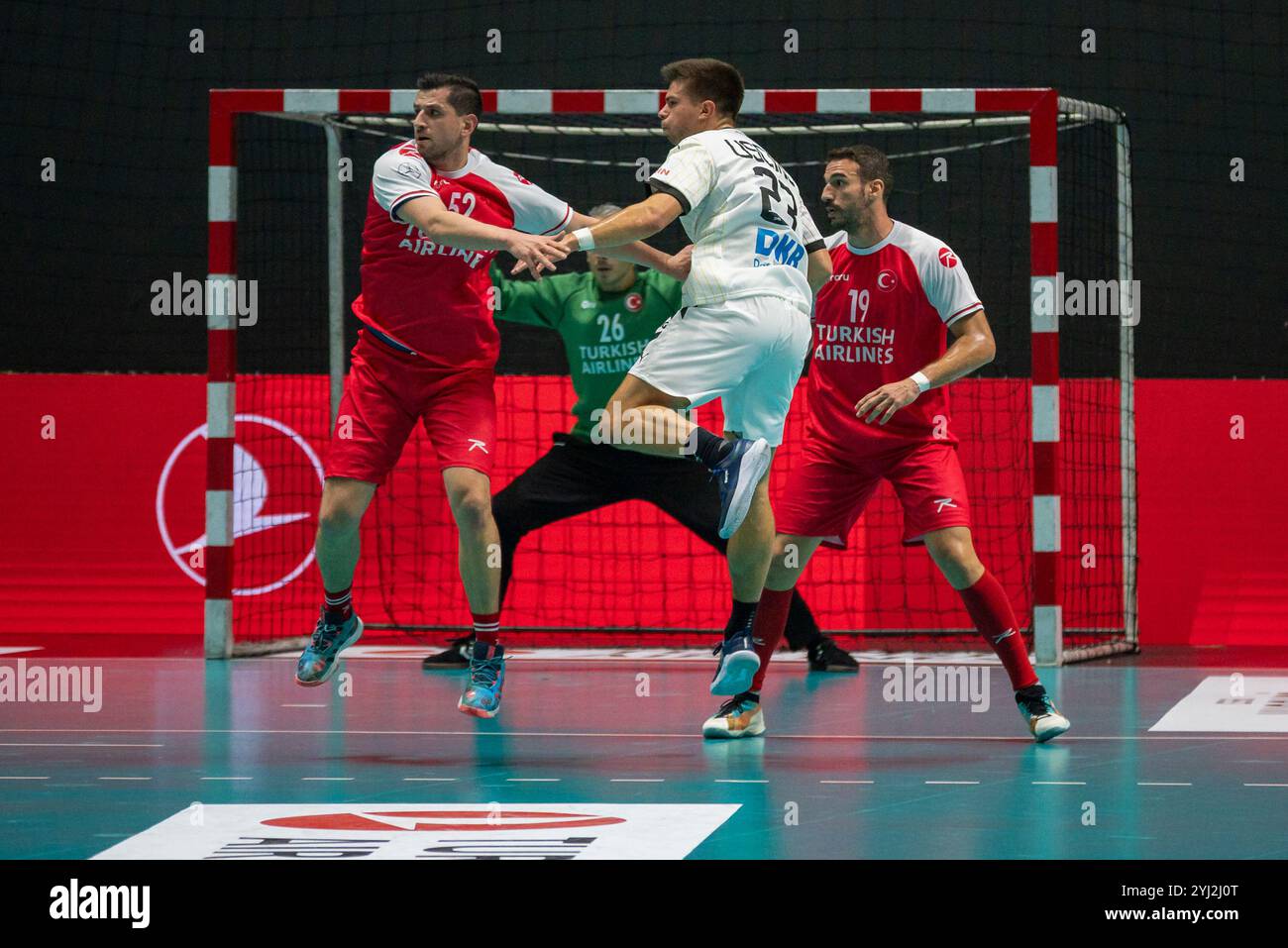 ANKARA TURKEY, November 10, 2024: Turkish Men's Handball national team ...