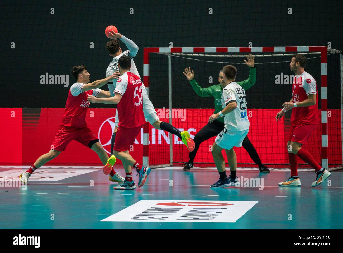 ANKARA TURKEY, November 10, 2024: Turkish Men's Handball national team ...