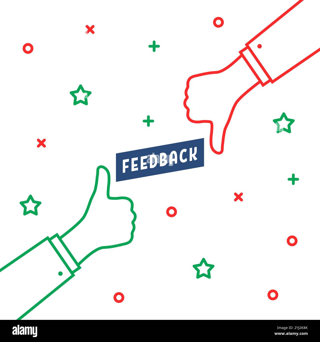 Feedback gesture Stock Vector Images - Alamy