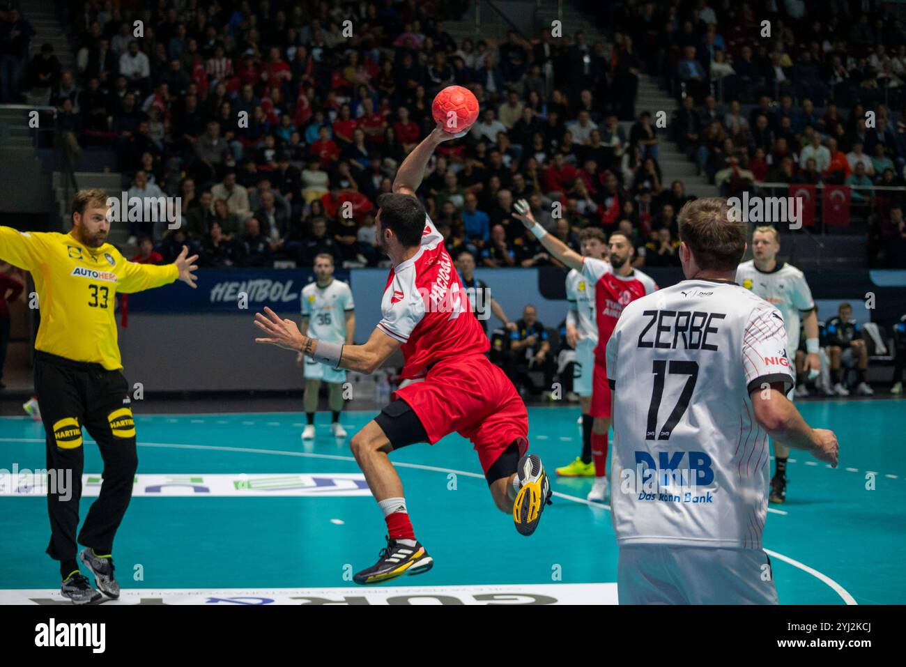 ANKARA TURKEY, November 10, 2024: Turkish Men's Handball national team ...
