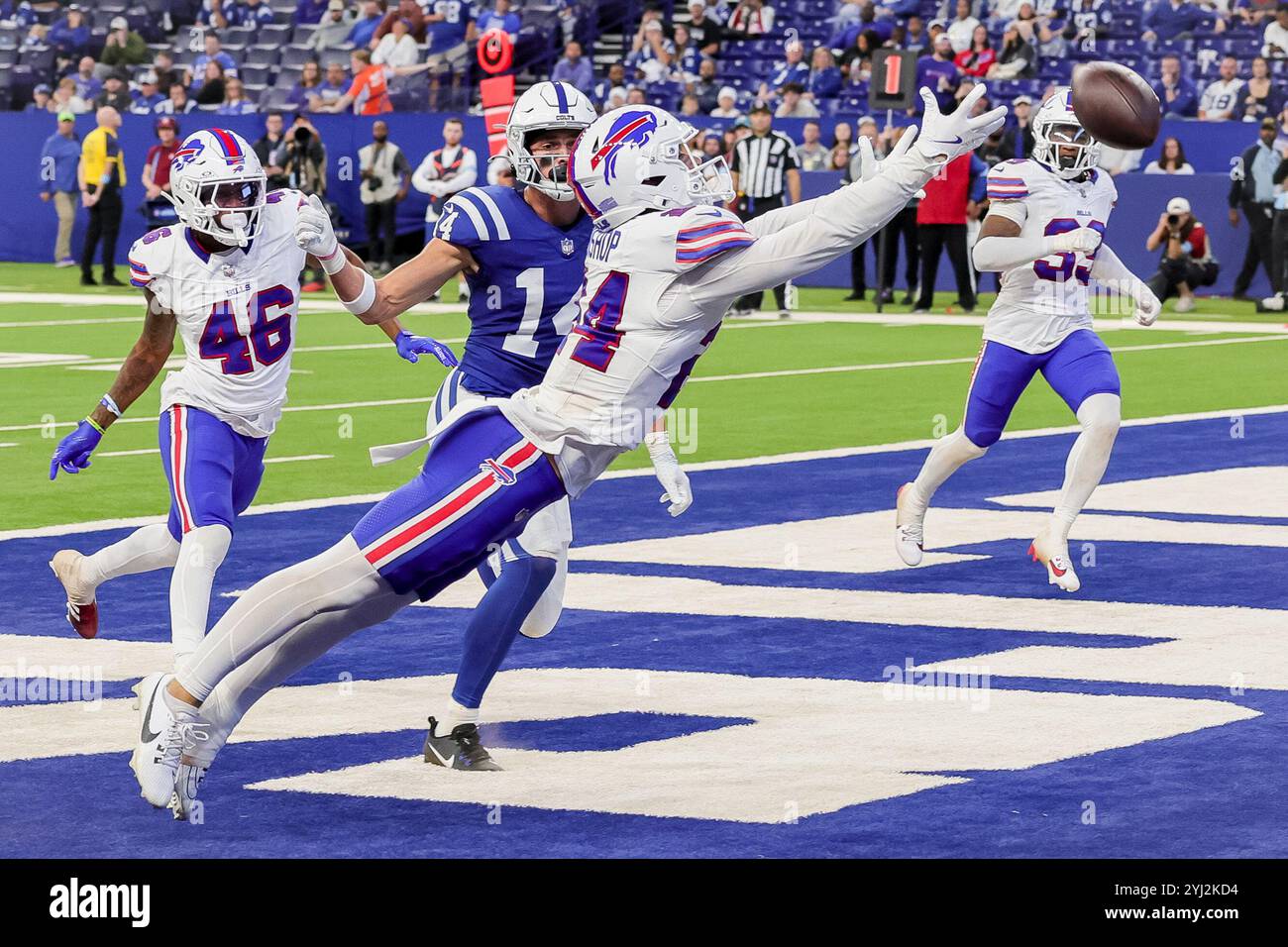 Indianapolis, Indiana, USA. 10th Nov, 2024. Buffalo Bills safety COLE ...