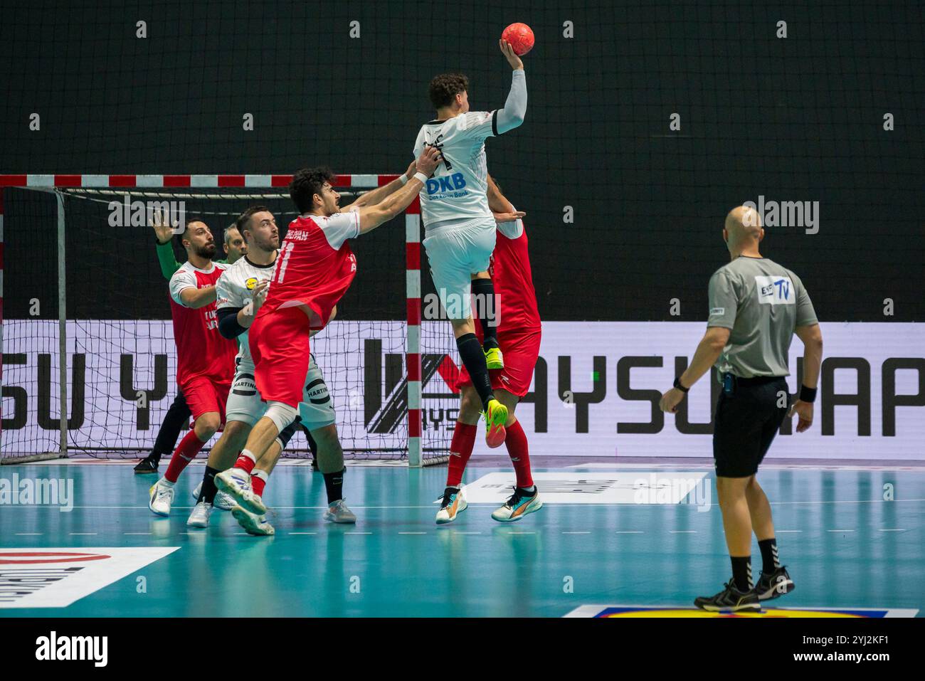 ANKARA TURKEY, November 10, 2024: Turkish Men's Handball national team ...