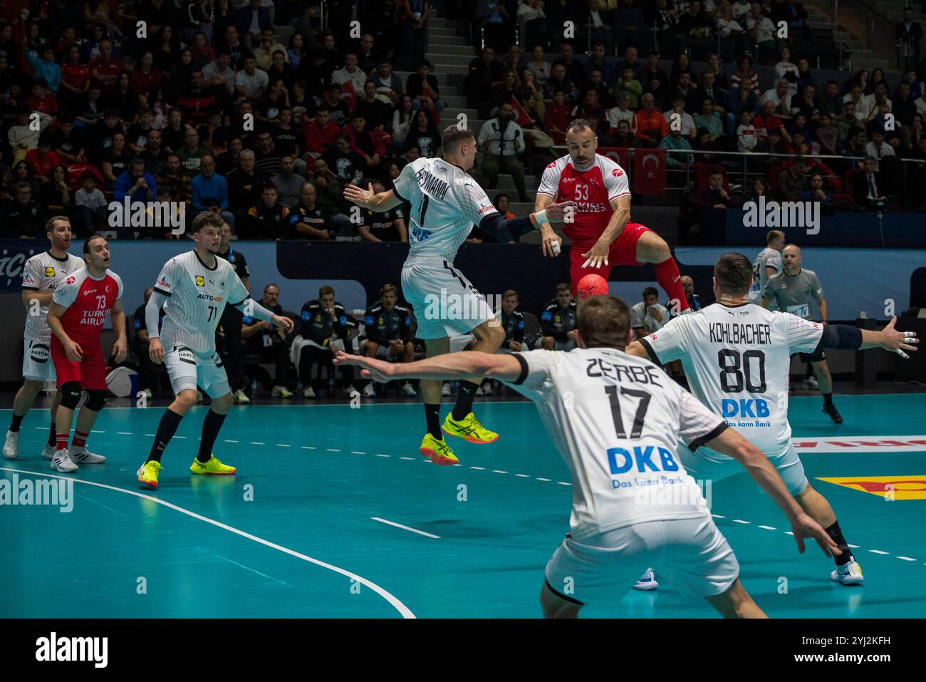 ANKARA TURKEY, November 10, 2024: Turkish Men's Handball national team ...