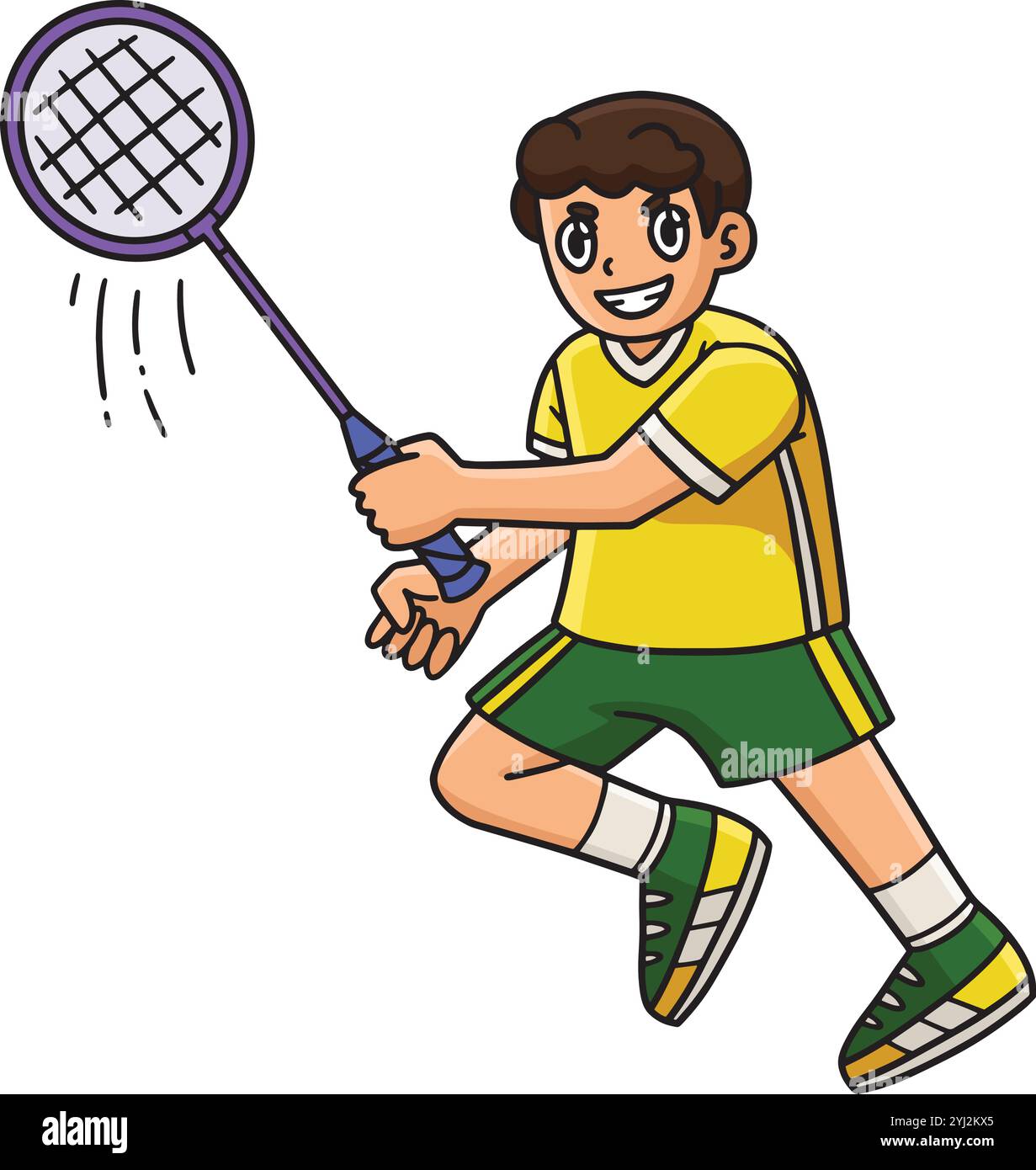 Cartoon badminton hi-res stock photography and images - Alamy