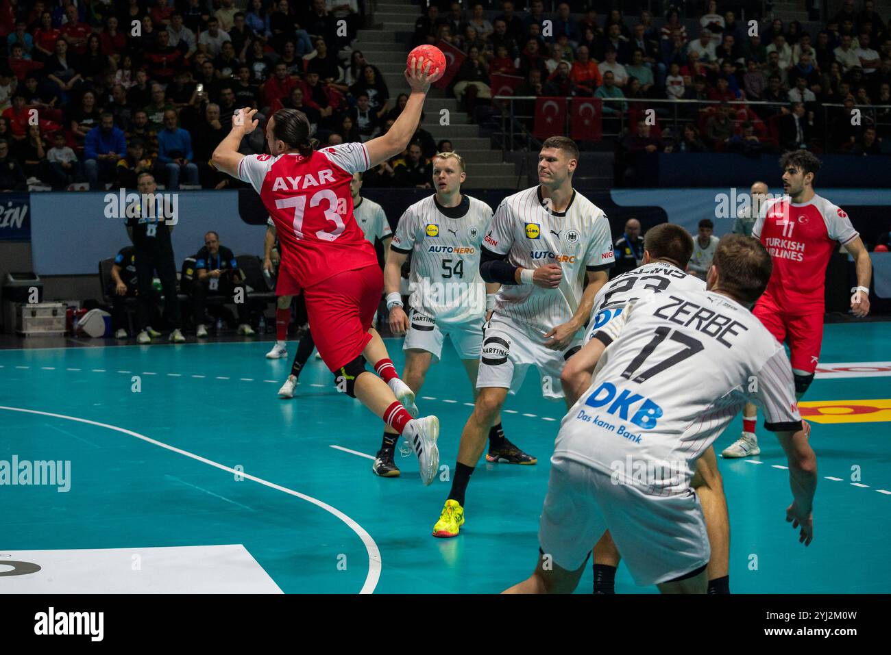 ANKARA TURKEY, November 10, 2024: Turkish Men's Handball national team ...