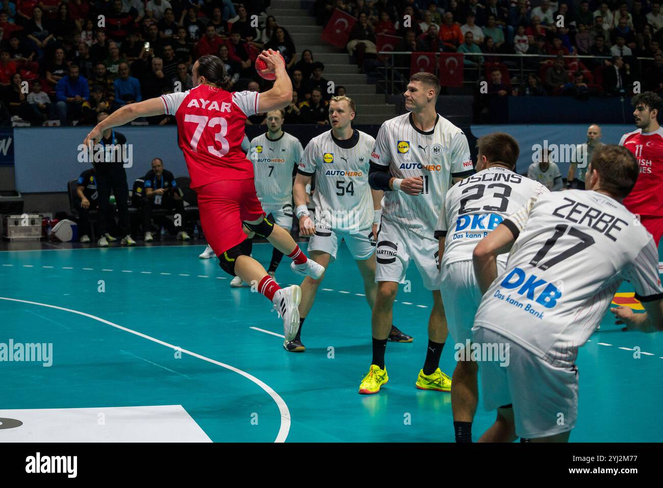ANKARA TURKEY, November 10, 2024: Turkish Men's Handball national team ...