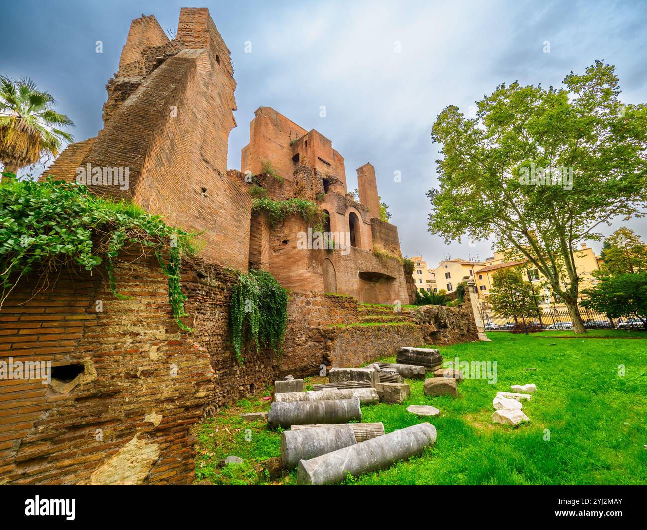 The Nymphaeum of Alexander Severus, a monument better known as the ...
