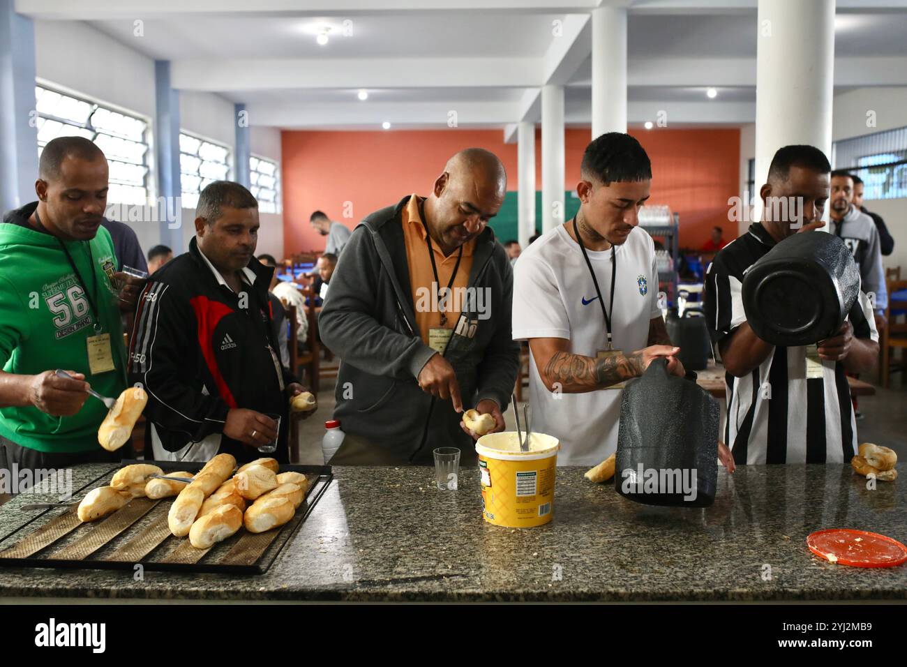 For breakfast, the recuperandos have coffee and small "French bread ...