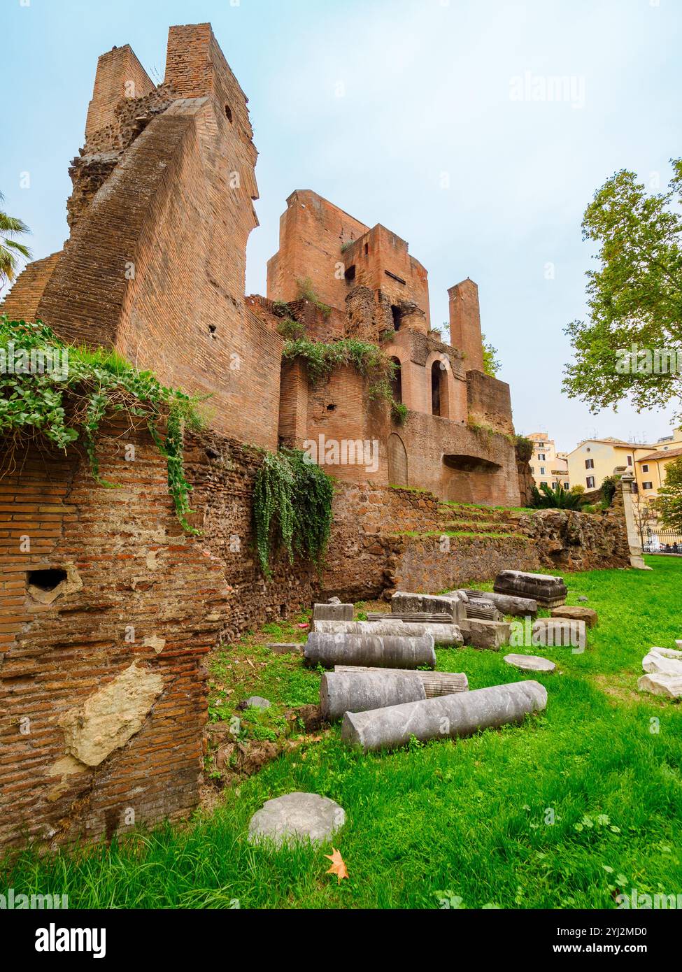 The Nymphaeum of Alexander Severus, a monument better known as the ...