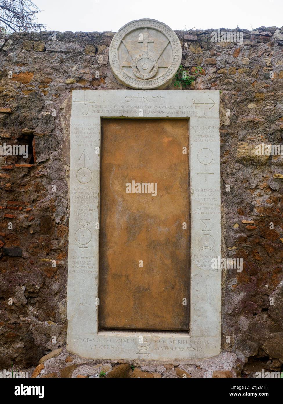 The Alchemic Gate, also called Magic Gate or Hermetic Gate or Gate of ...