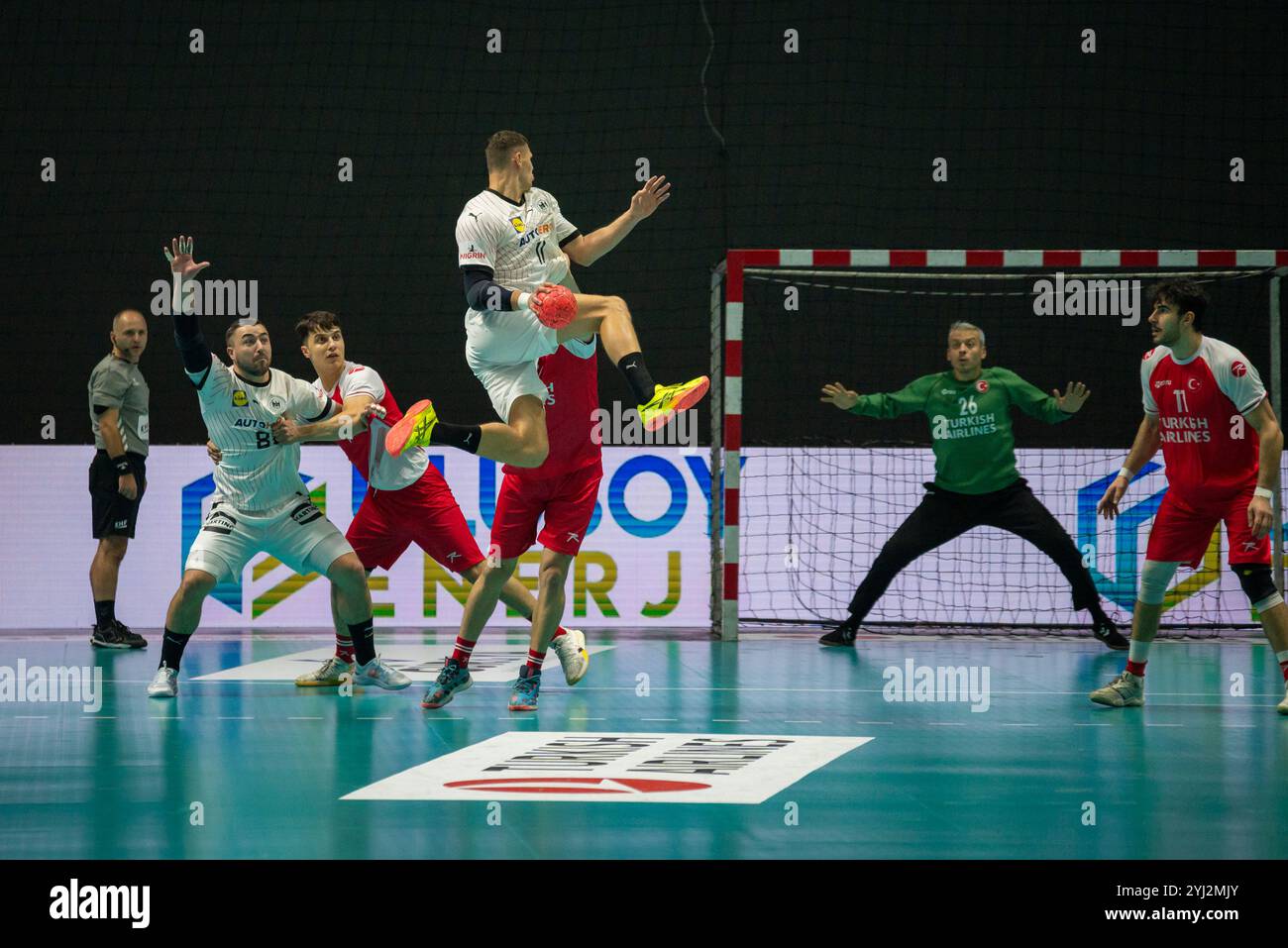 ANKARA TURKEY, November 10, 2024: Turkish Men's Handball national team ...