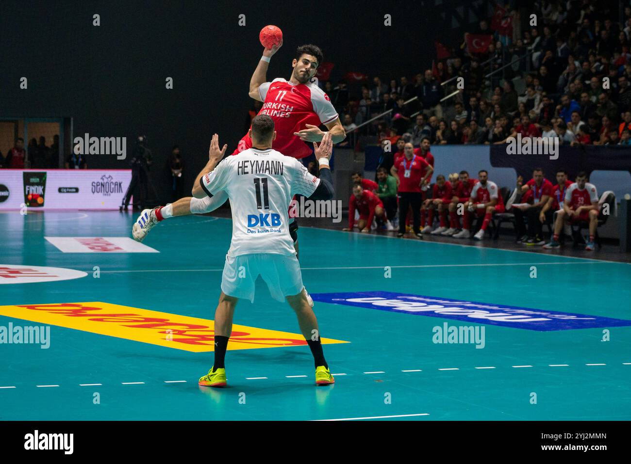 ANKARA TURKEY, November 10, 2024: Turkish Men's Handball national team ...
