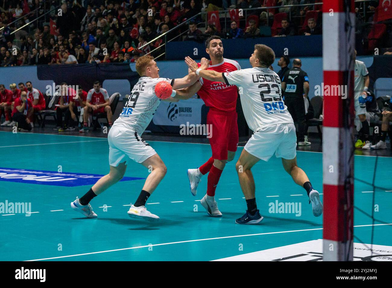 ANKARA TURKEY, November 10, 2024: Turkish Men's Handball national team ...