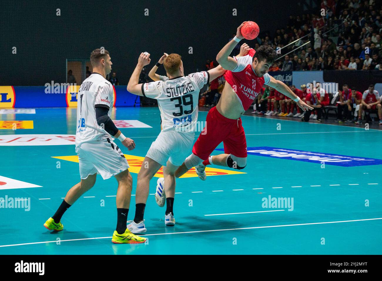 ANKARA TURKEY, November 10, 2024: Turkish Men's Handball national team ...