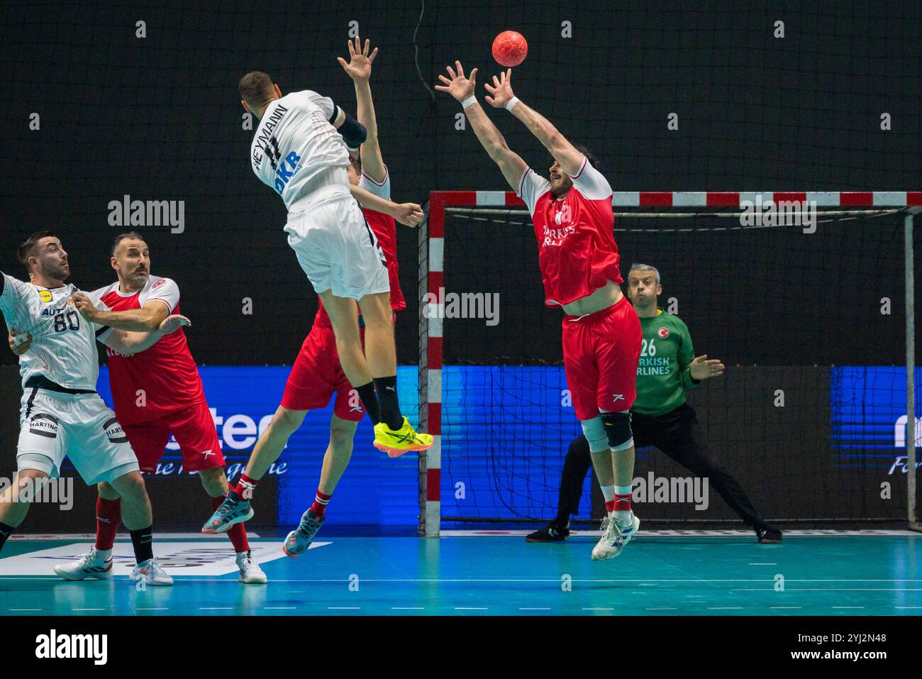 ANKARA TURKEY, November 10, 2024: Turkish Men's Handball national team ...
