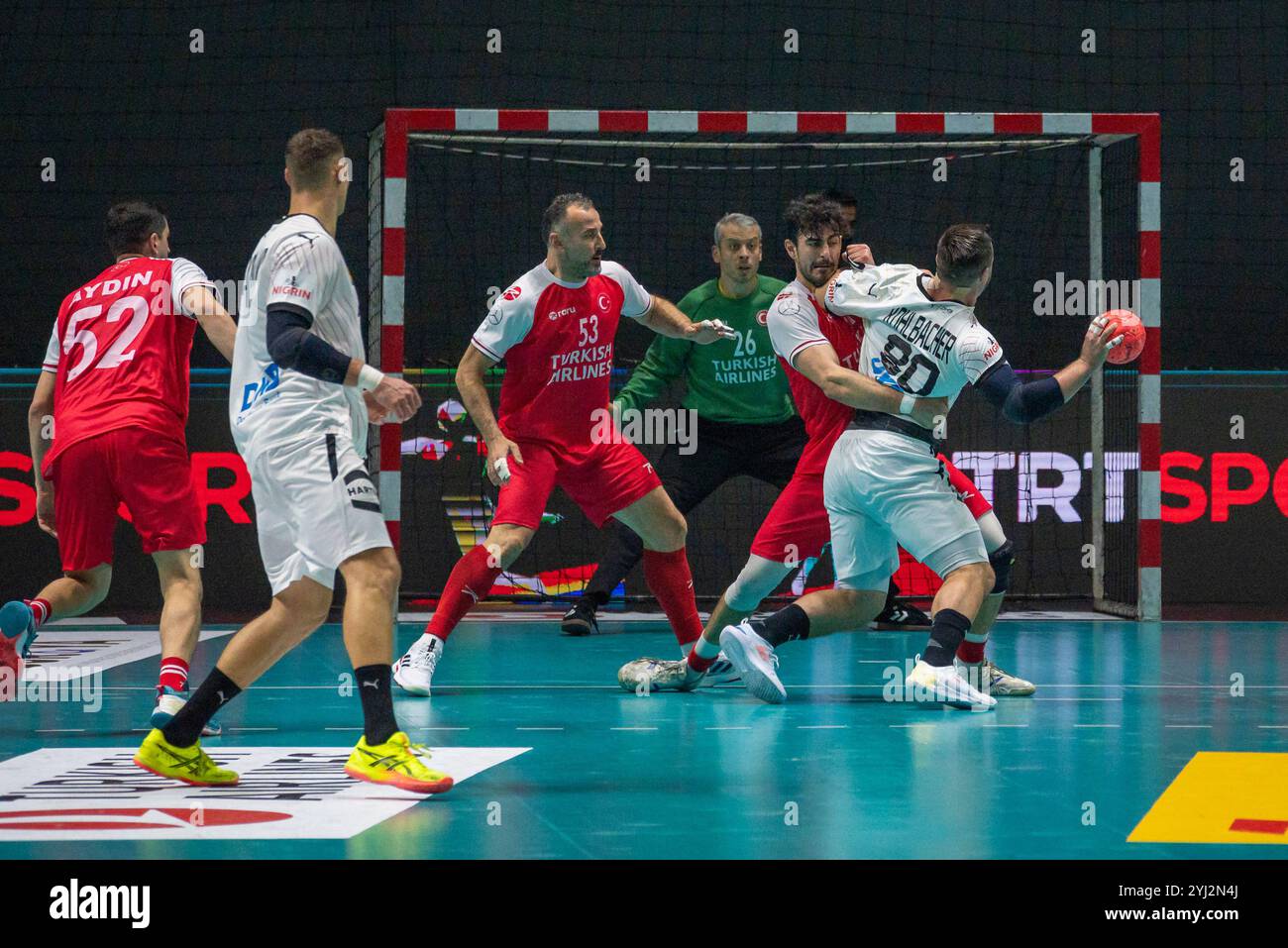 ANKARA TURKEY, November 10, 2024: Turkish Men's Handball national team ...