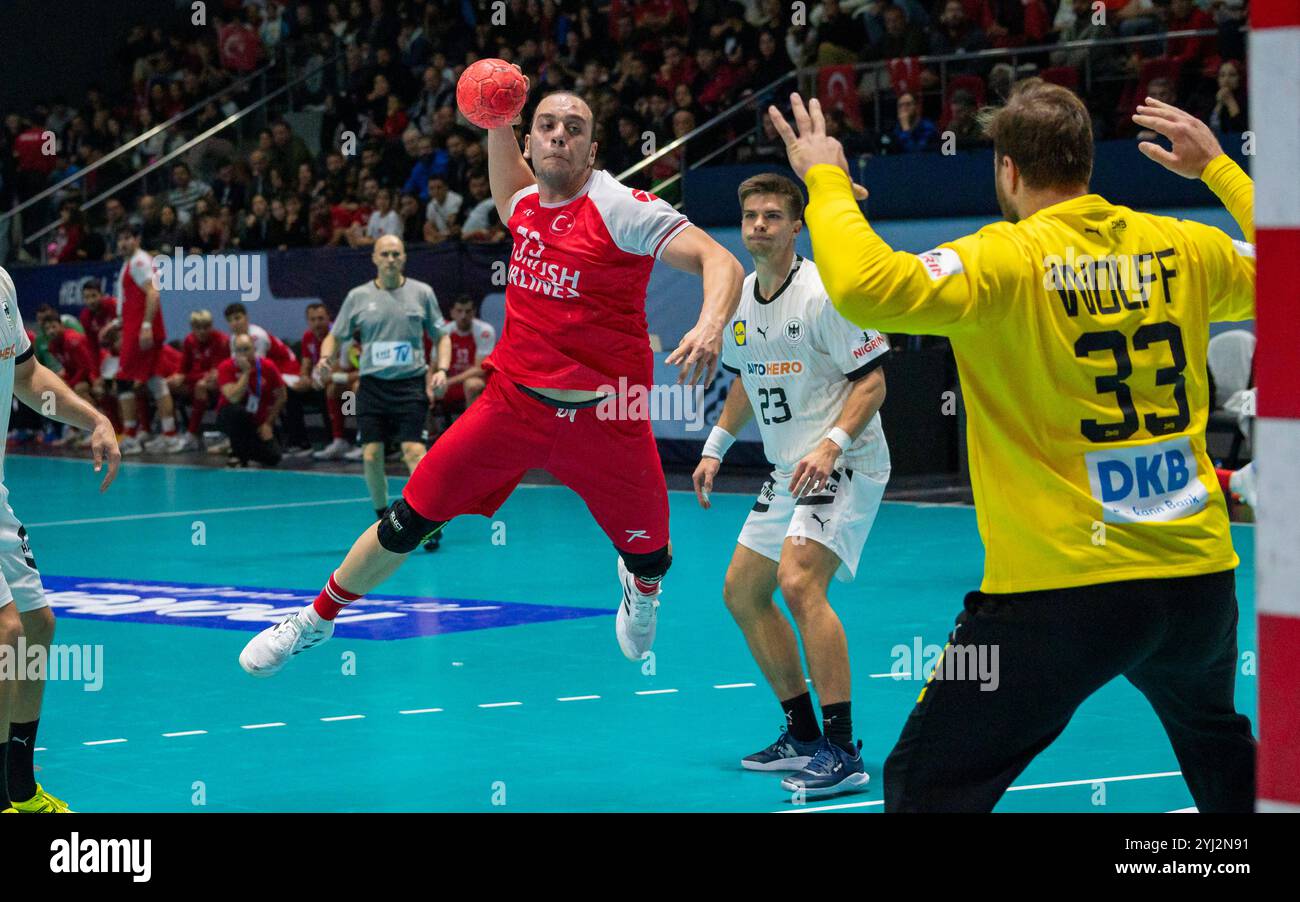 ANKARA TURKEY, November 10, 2024: Turkish Men's Handball national team ...