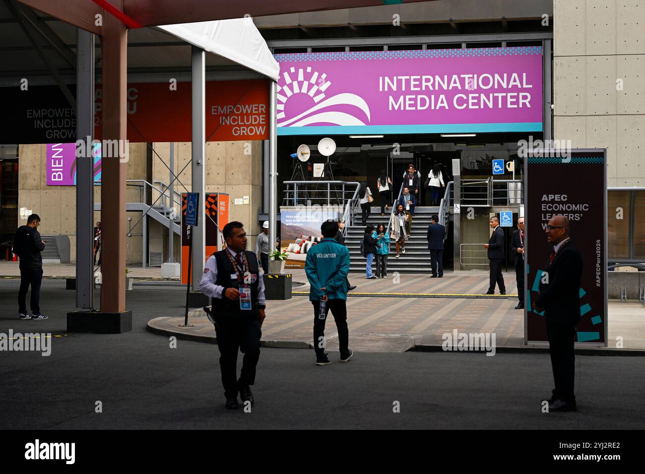 Lima, Peru. 12th Nov, 2024. This photo shows an exterior view of the ...