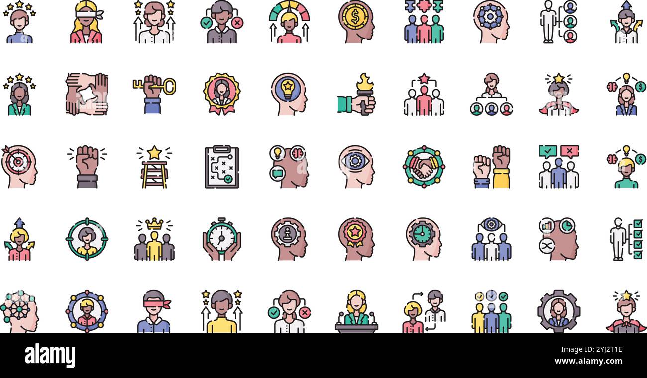 Thought leadership icons High-Quality Vector Icons Collection with Editable Stroke. Ideal for ...