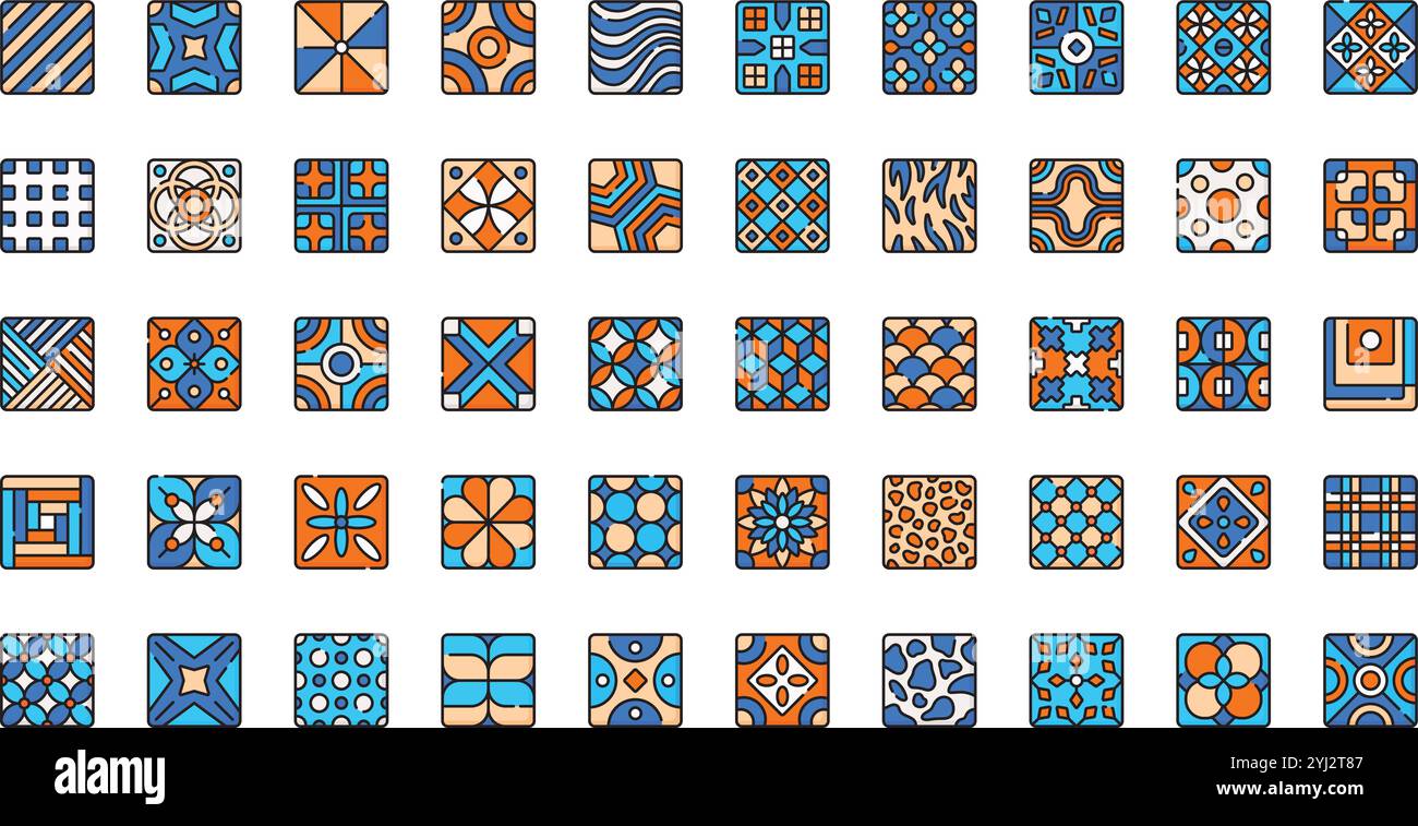 Patterns icons High-Quality Vector Icons Collection with Editable ...