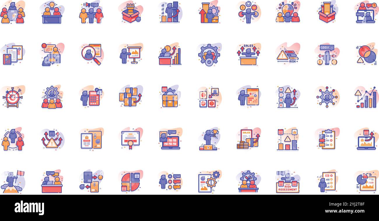 Business consulting icons High-Quality Vector Icons Collection with ...