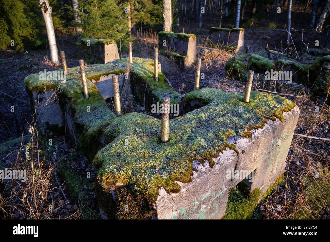 Moss covered metal structure hi-res stock photography and images - Alamy
