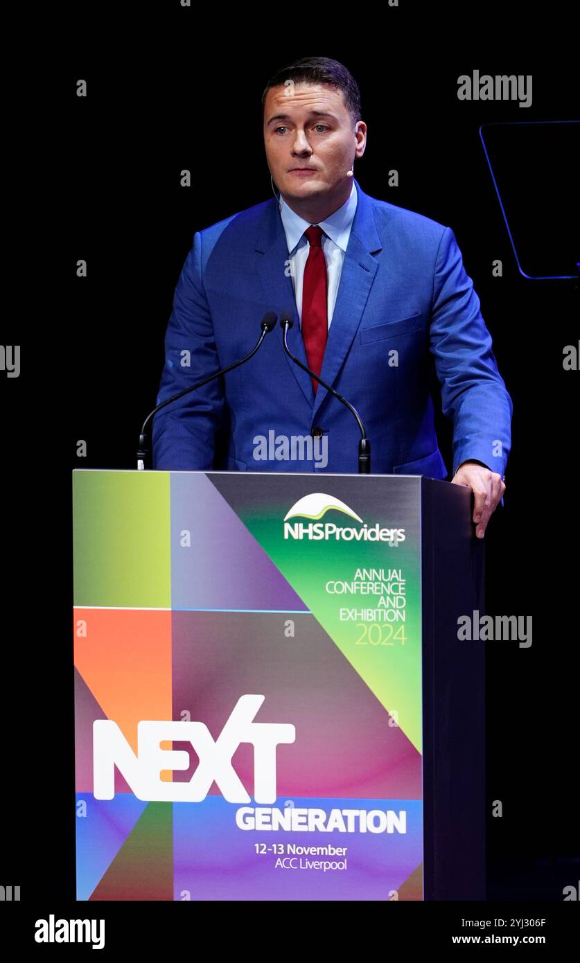 Wes streeting conference speech 2024 hi-res stock photography and ...