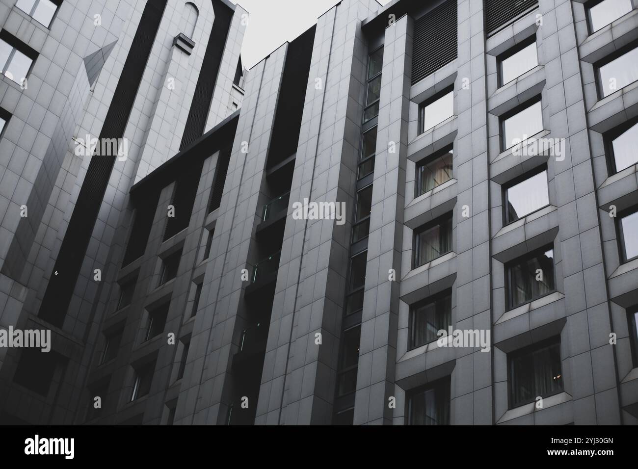 Detailed architecture of modern buildings Stock Photo - Alamy