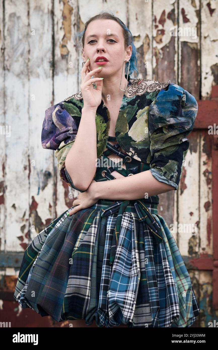Edinburgh Scotland, UK 13 November 2024. Model Jodie Parker at the ...